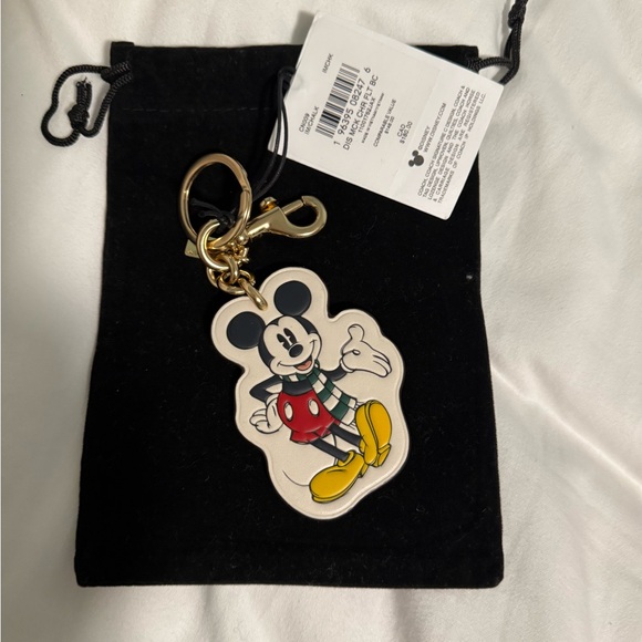 Coach | Accessories | Coach Nwt Disney Collab Mickey Mouse Keychain ...